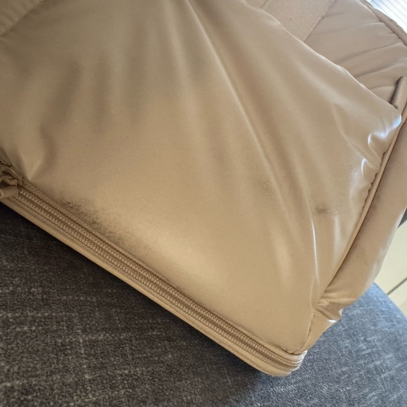BEIS | Bags | Beis Expandable Puffy Duffle In Beige | Poshmark